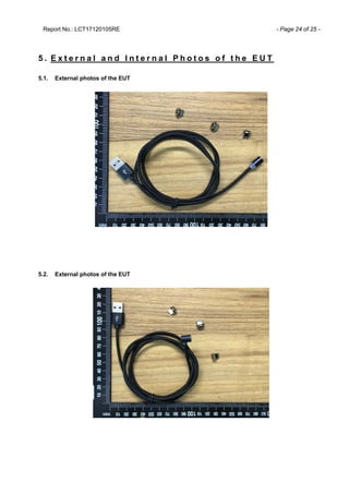 Magnetic Cable CE-EMC Test Report - Shenzhen YouCable Technology Co ...