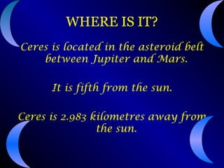 Ceres a dwarf planet | PPT