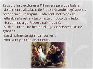Ceres y proserpina_sara_boquera_y_marta_baquedano. | PPT