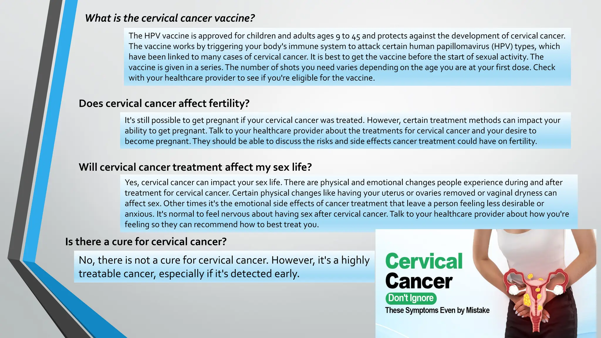 Cervical cancer is cancer that starts in | PPT | Free Download