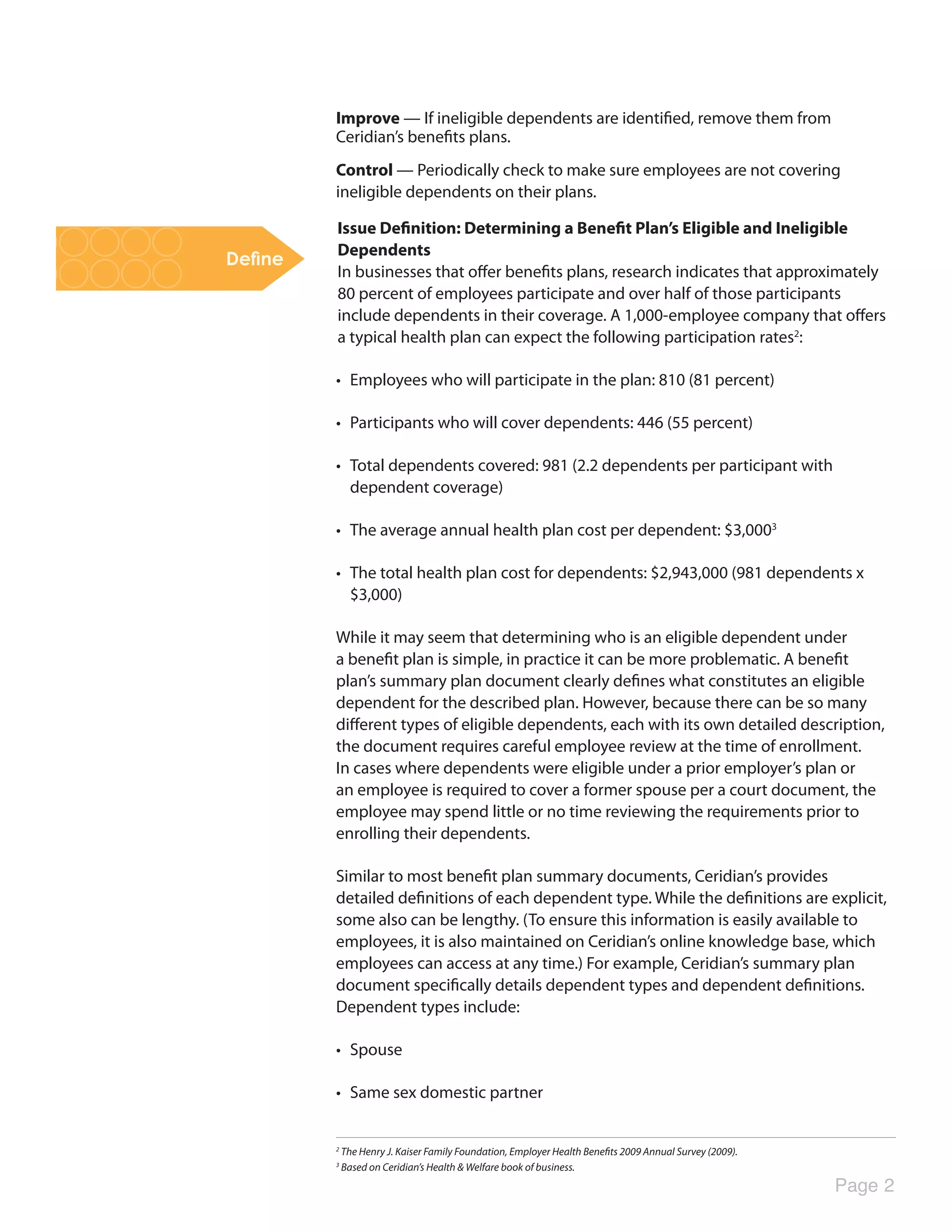 Ceridian Dependent Audit | PDF