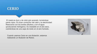 Cerimetria | PPTX