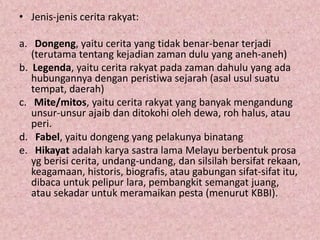 Cerita rakyat | PPTX