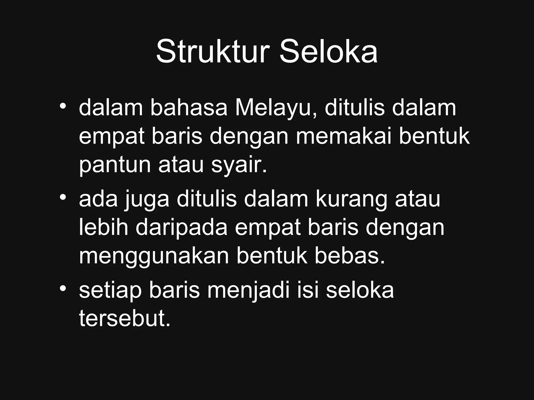 Cerita Seloka | PPT