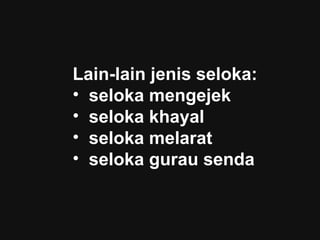 Cerita Seloka | PPT