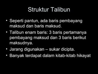 Cerita Talibun | PPT
