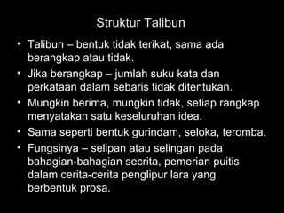 Cerita Talibun | PPT