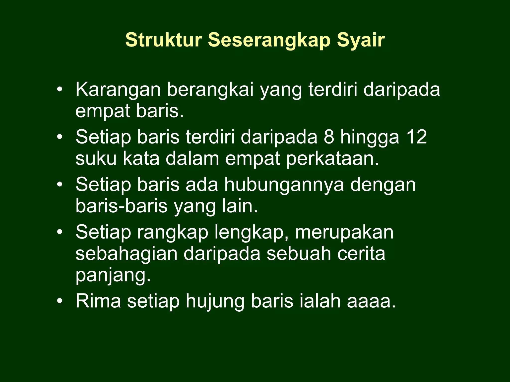 Cerita Tentang Syair 2 | PPTX