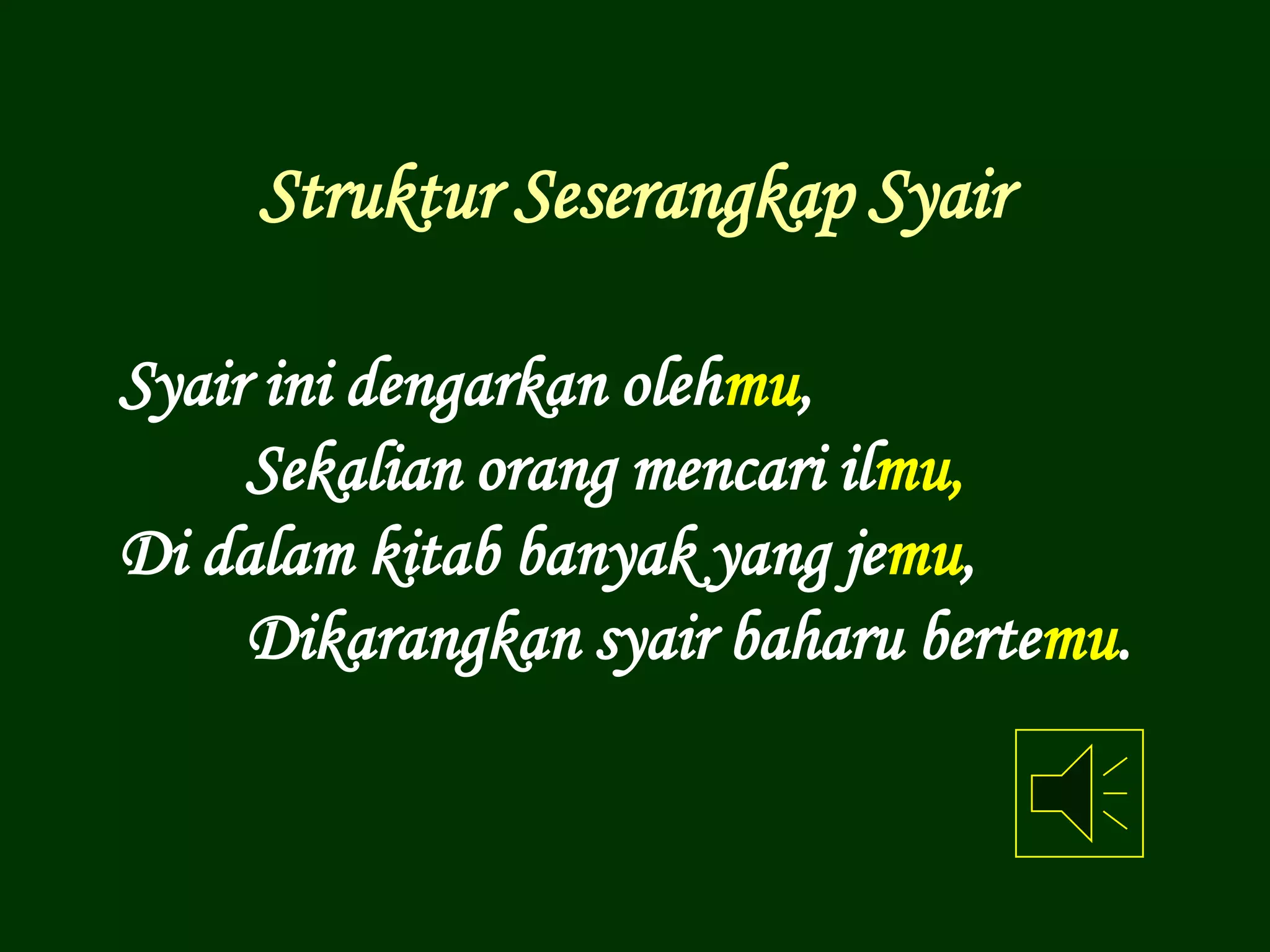 Cerita Tentang Syair 2 | PPTX