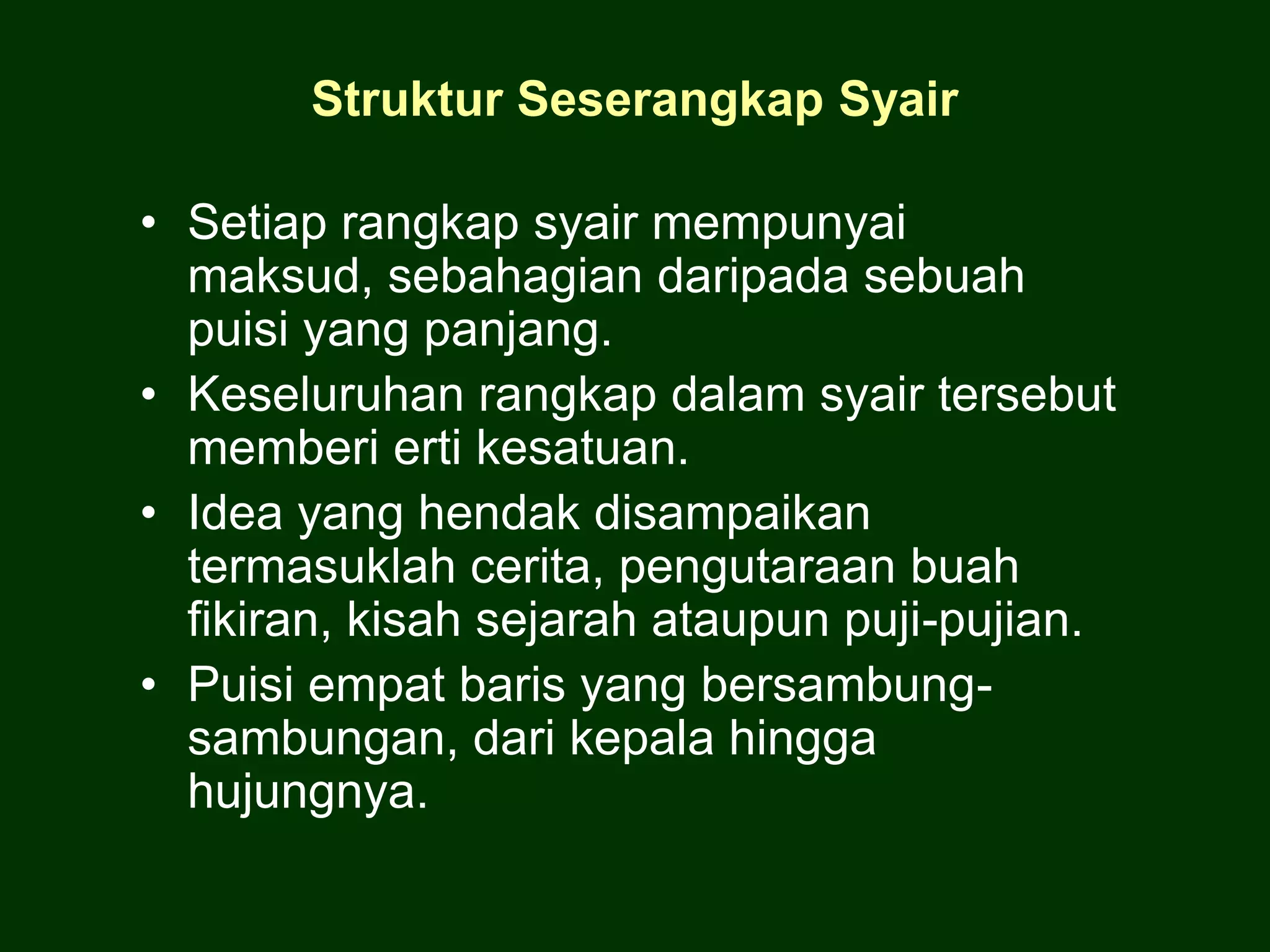 Cerita Tentang Syair 2 | PPTX