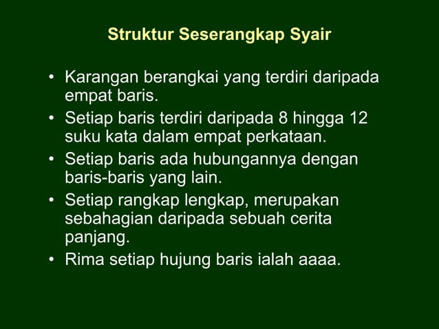 Cerita Tentang Syair 2 | PPTX