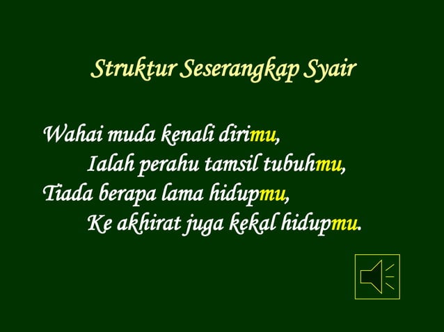 Cerita Tentang Syair 2 | PPTX