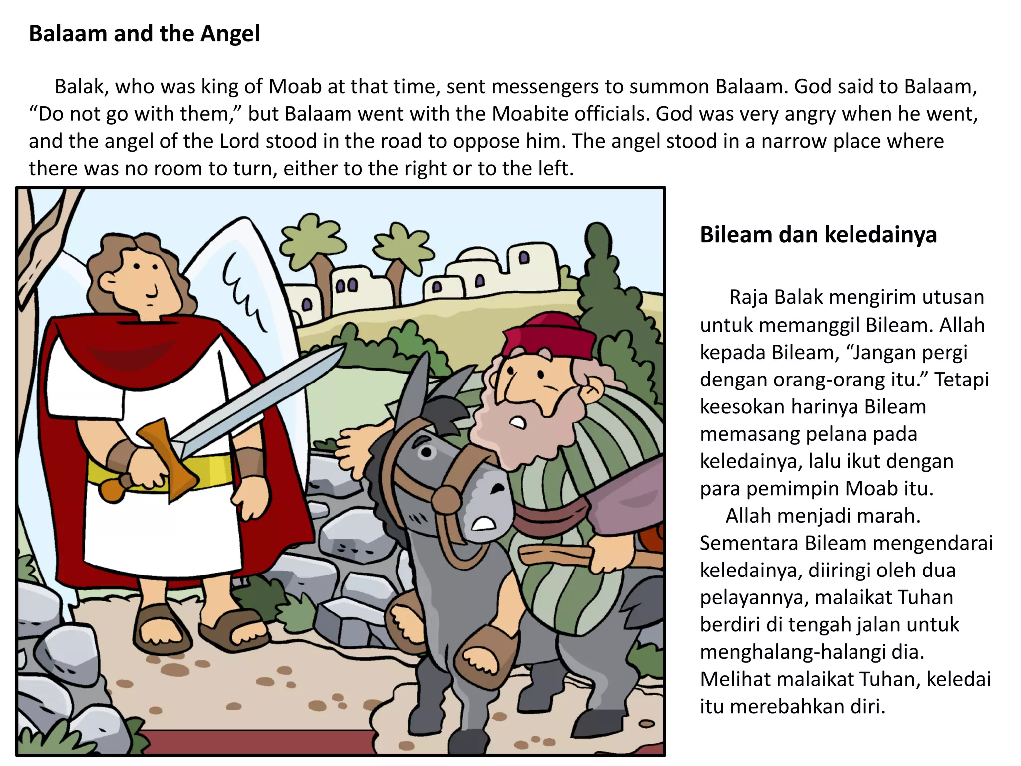 Cerita Alkitab: Malaikat - Bible Stories: Angels | PDF