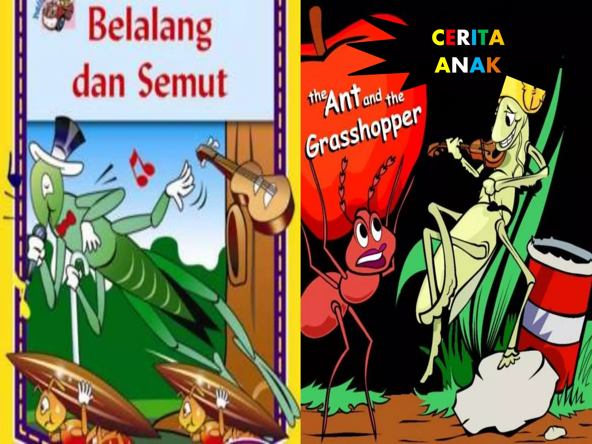 Cerita anak semut & belalang | PPTX