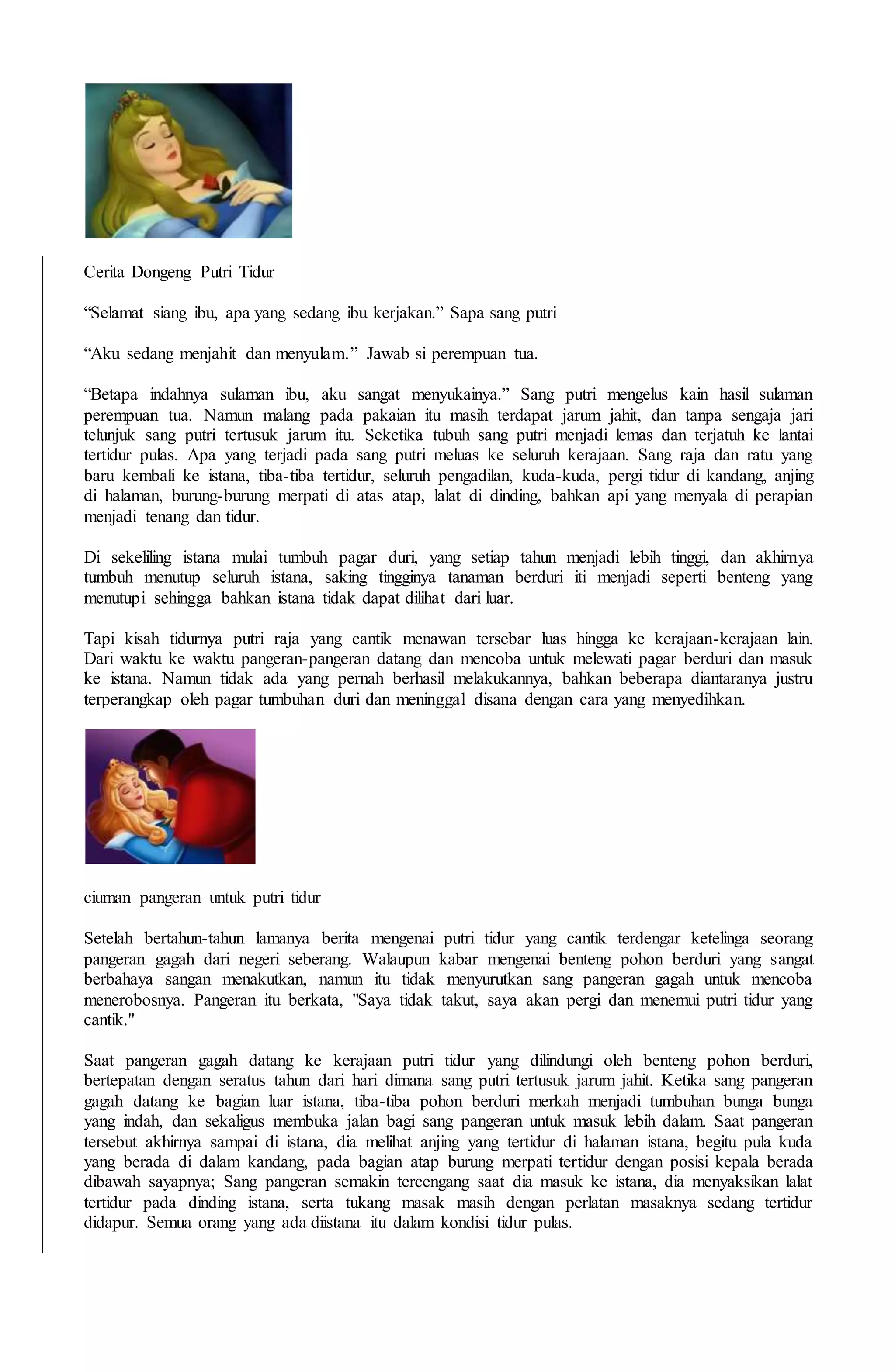 Cerita dongeng dunia | DOCX