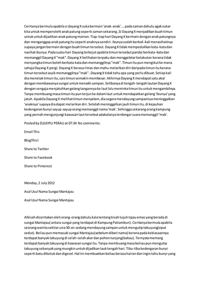 Cerita kedayan | PDF