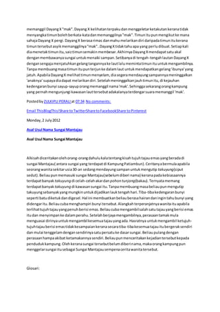 Cerita kedayan | PDF