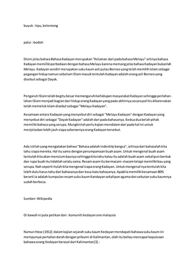 Cerita kedayan | PDF