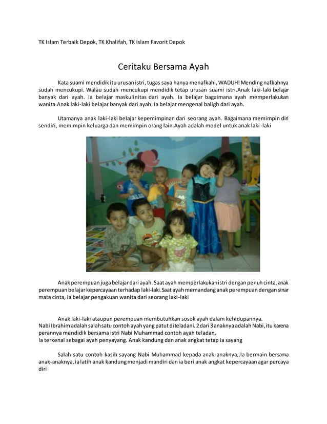 Ceritaku bersama ayah | PDF