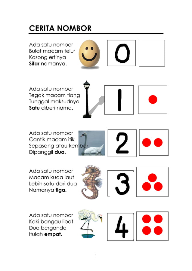 Cerita nombor | PDF
