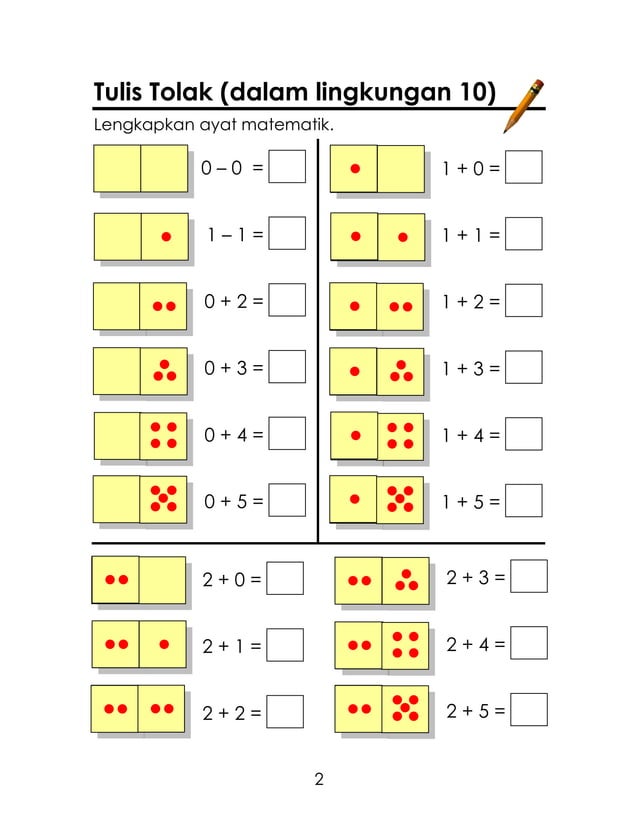 Cerita Nombor ( Tolak ) | PDF