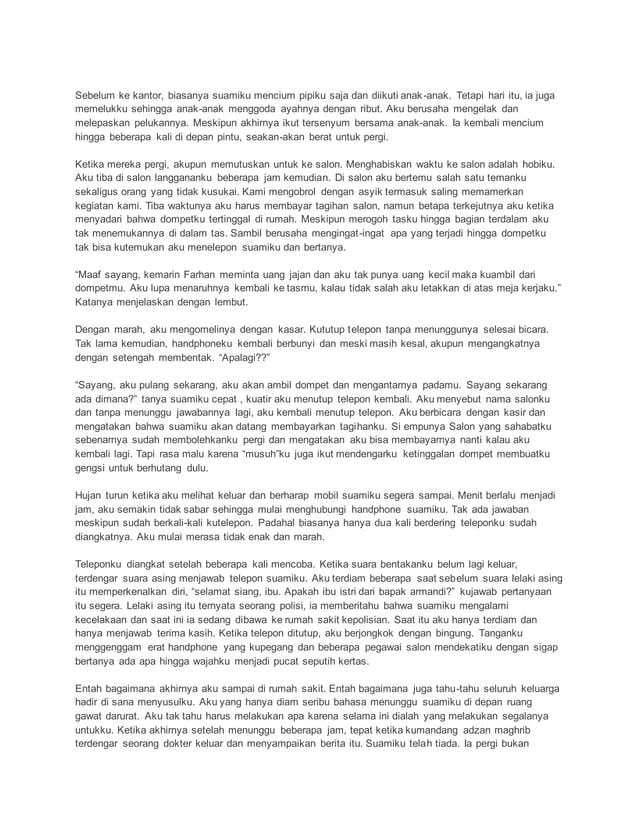 Cerita nyata yg mengharukan | PDF