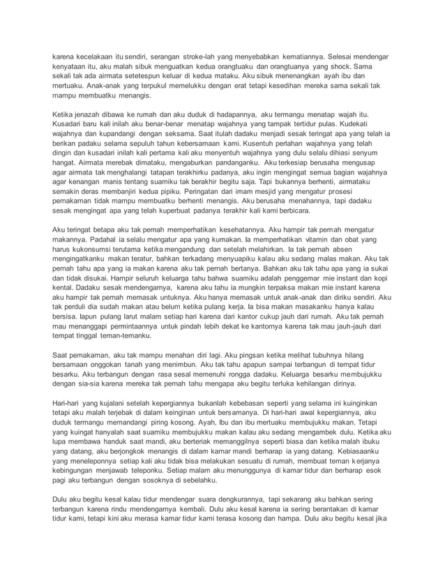 Cerita nyata yg mengharukan | DOCX