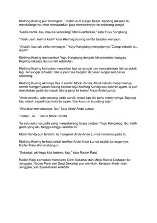 Cerita rakyat jawa timur | DOC