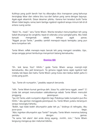 Cerita seks bokep ngetot tante hot | DOCX