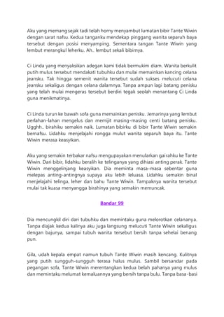 Cerita seks bokep ngetot tante hot | DOCX