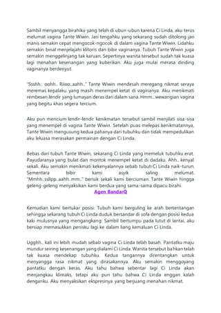 Cerita seks bokep ngetot tante hot | DOCX