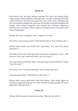 Cerita seks bokep tante nila hot | DOCX