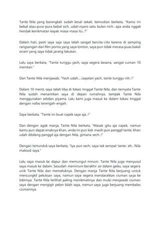 Cerita seks bokep tante nila hot | DOCX
