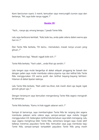 Cerita seks bokep tante nila hot | DOCX