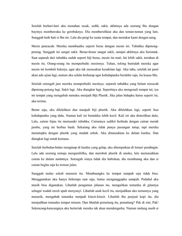 Cerpen : Kisah Cinta, Entahlah | PDF