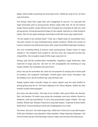 Cerpen : Kisah Cinta, Entahlah | PDF