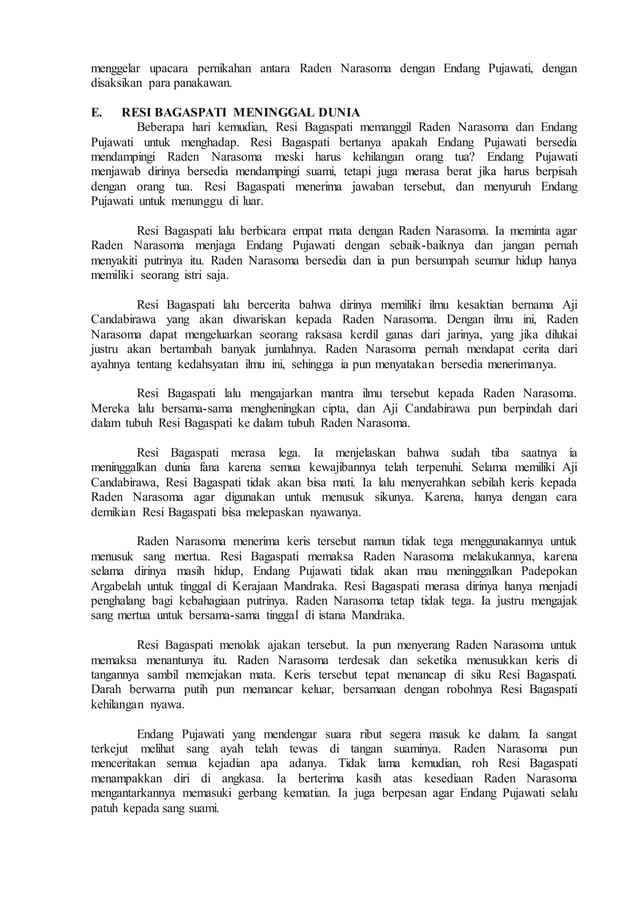 Cerita wayang | DOCX