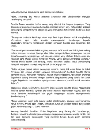 Baratayuda Perang menuai karma : Buku-3 | PDF