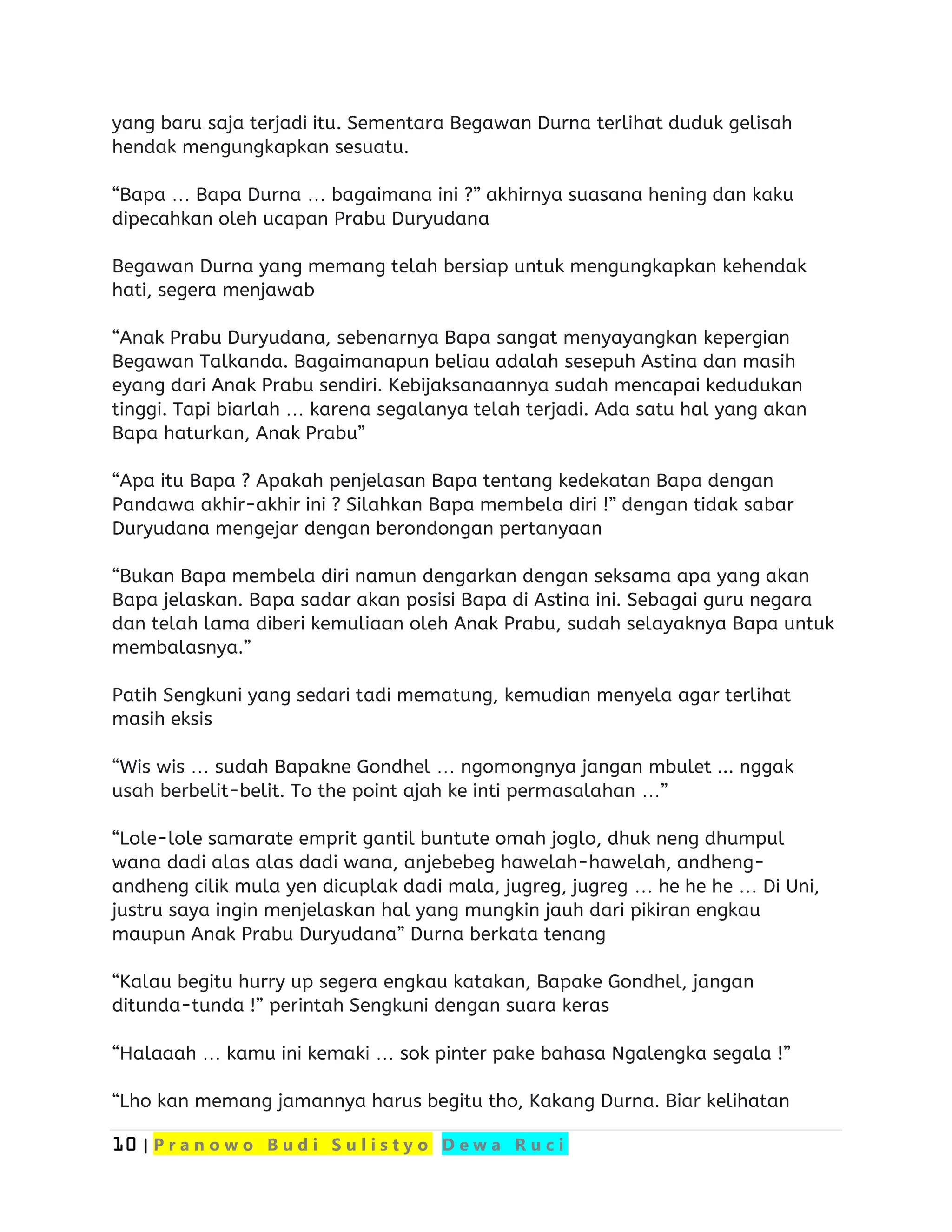 Wayang - Dewa ruci | PDF Wayang - Dewa ruci | PDF