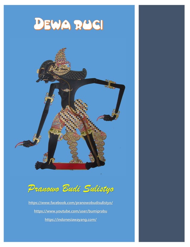 Wayang - Dewa ruci | PDF
