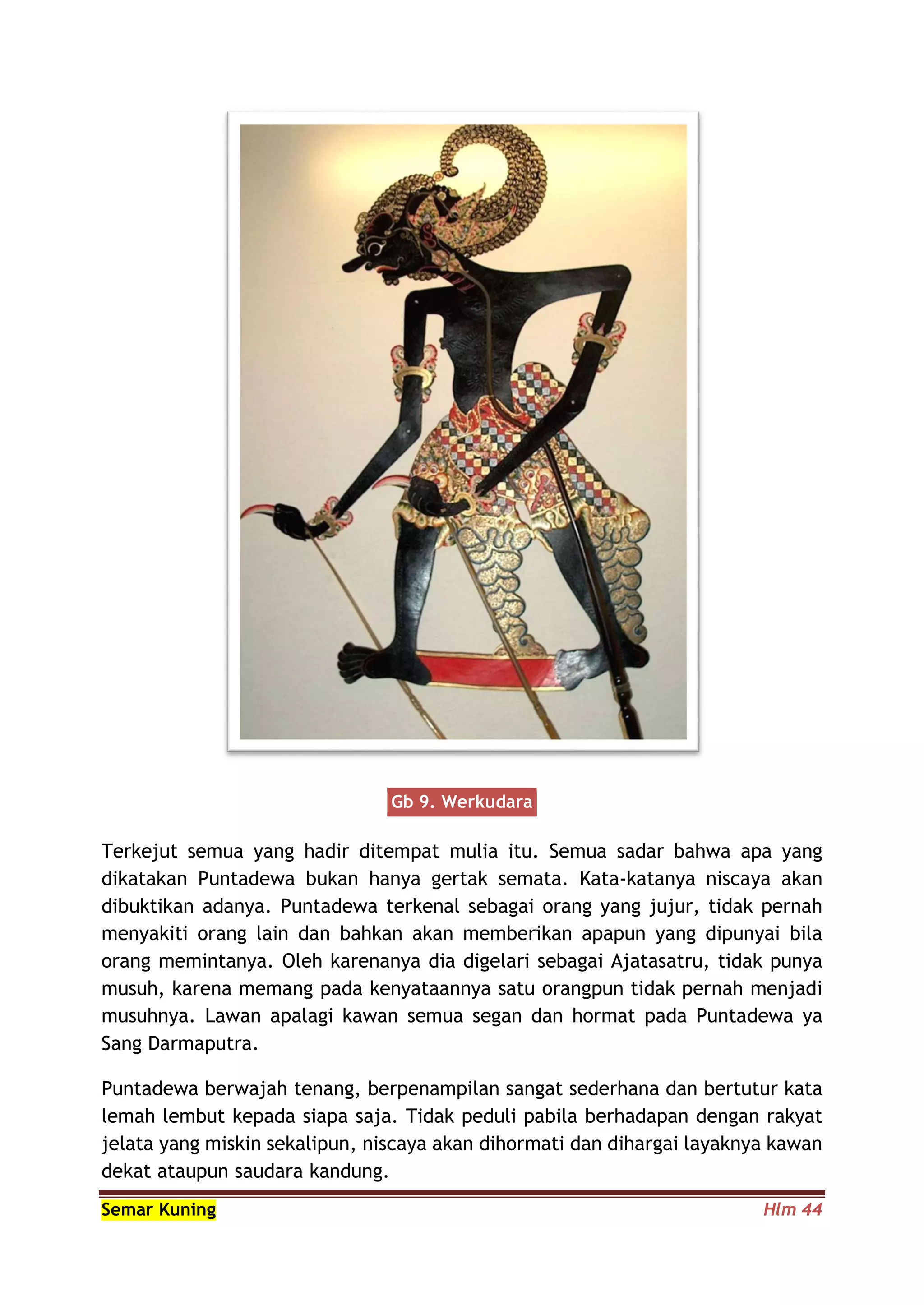 Wayang - Semar kuning | PDF
