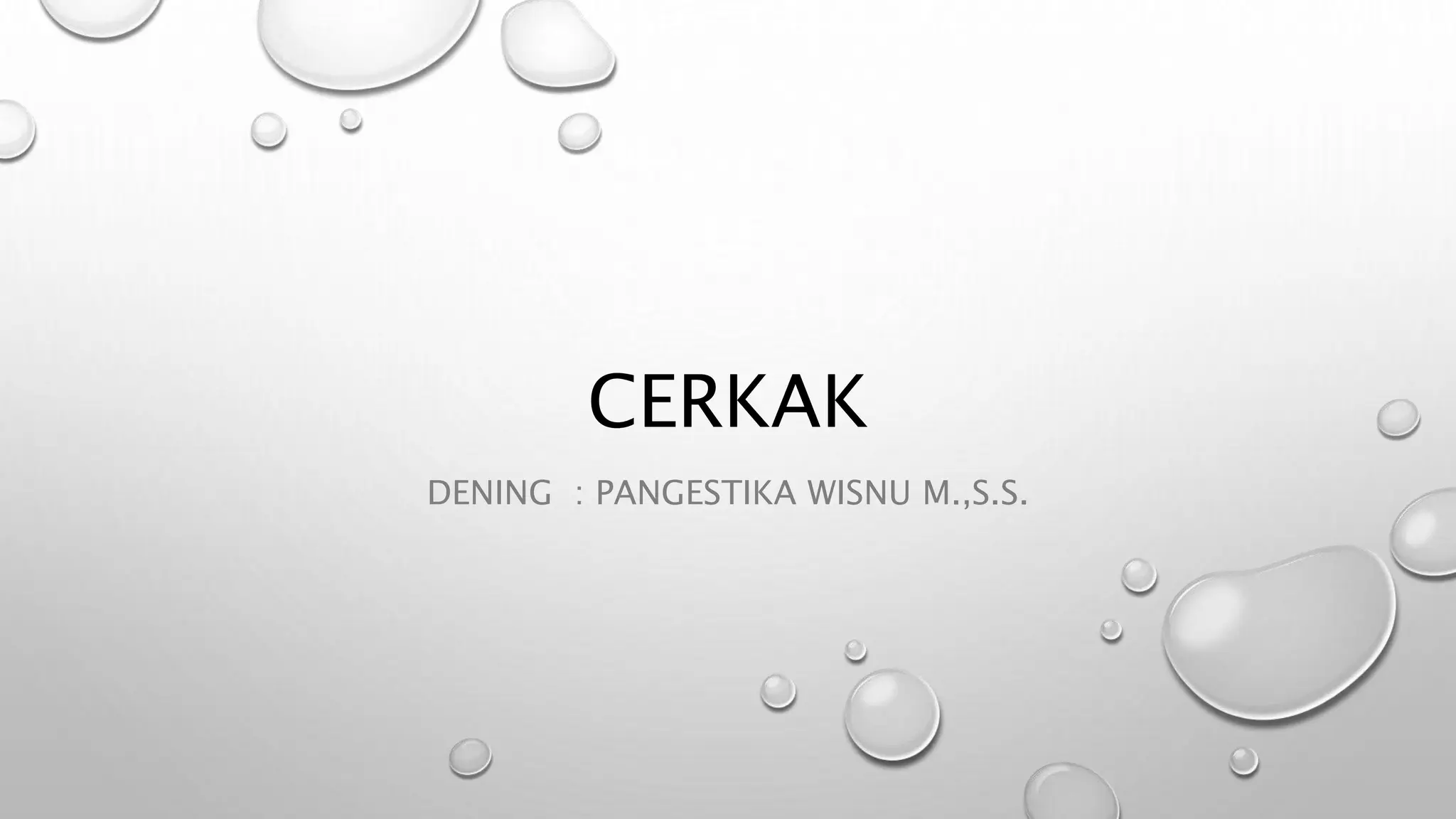CERKAK (MATERI CERKAK : CERITA CEKAK BASA JAWA)ptx | PPTX