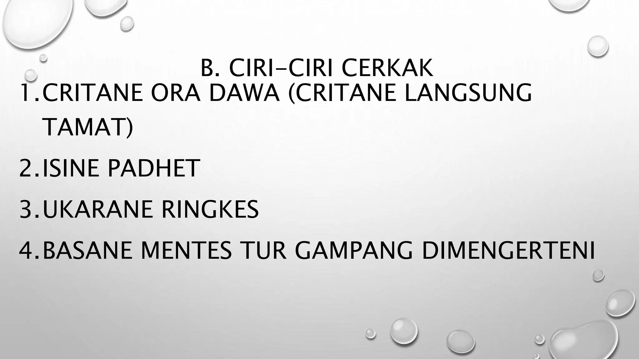 CERKAK (MATERI CERKAK : CERITA CEKAK BASA JAWA)ptx | PPTX