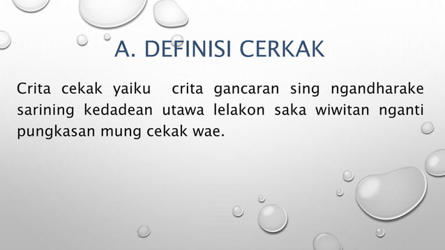 CERKAK (MATERI CERKAK : CERITA CEKAK BASA JAWA)ptx | PPTX