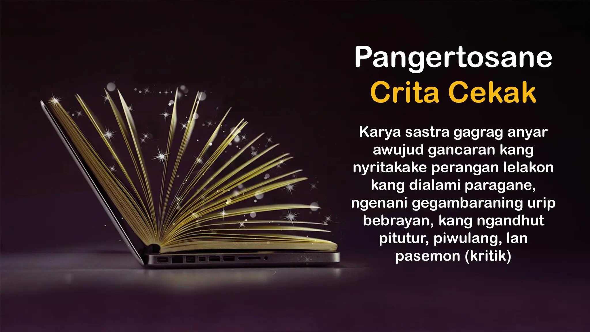 Cerkak - Struktur Teks Cerkak atau Cerpen | PDF