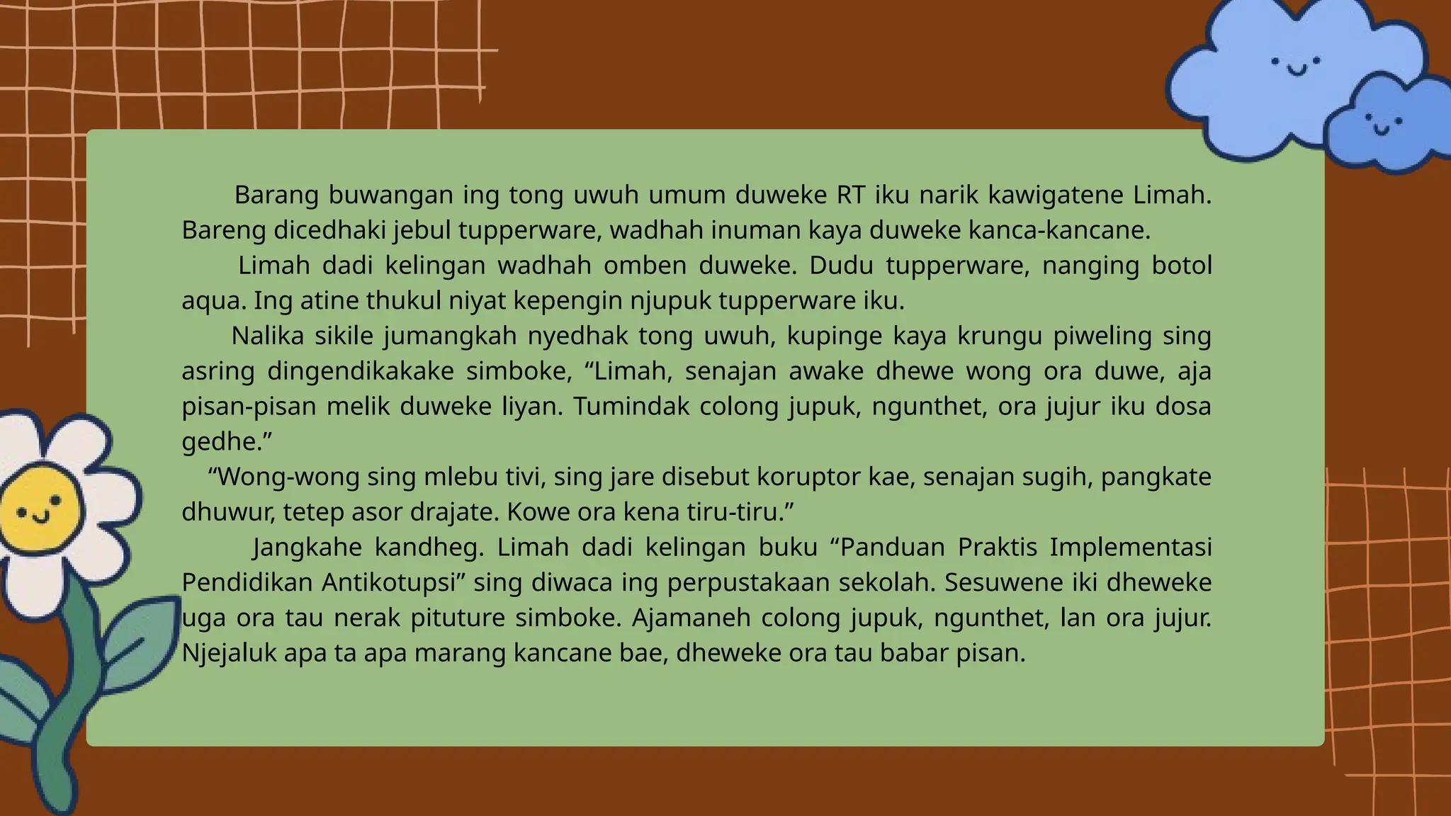 Materi dan Contoh Cerkak Bahasa Jawa.pptx