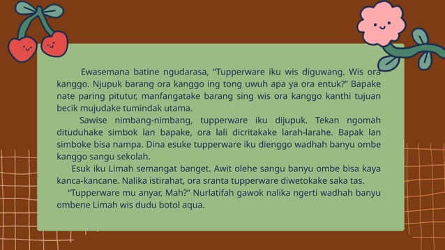 Materi dan Contoh Cerkak Bahasa Jawa.pptx