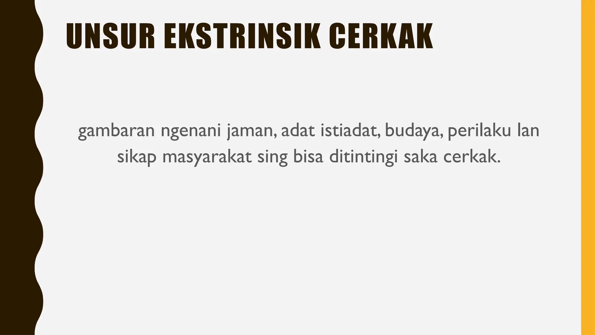 CERKAK (CRITA CEKAK ) PERTEMUAN 1. bahasa jawa kelas 8pptx | PPTX
