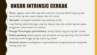 CERKAK (CRITA CEKAK ) PERTEMUAN 1. bahasa jawa kelas 8pptx | PPTX