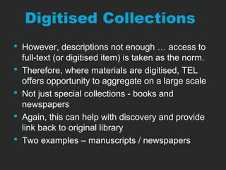 Presentation on The European Library | PPT